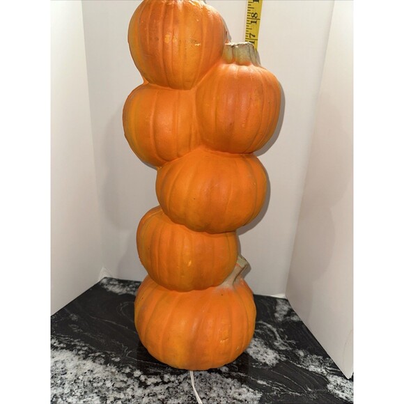 Trendmasters | Holiday | Vintage Trendmasters 8 Lighted Pumpkin Totem ...